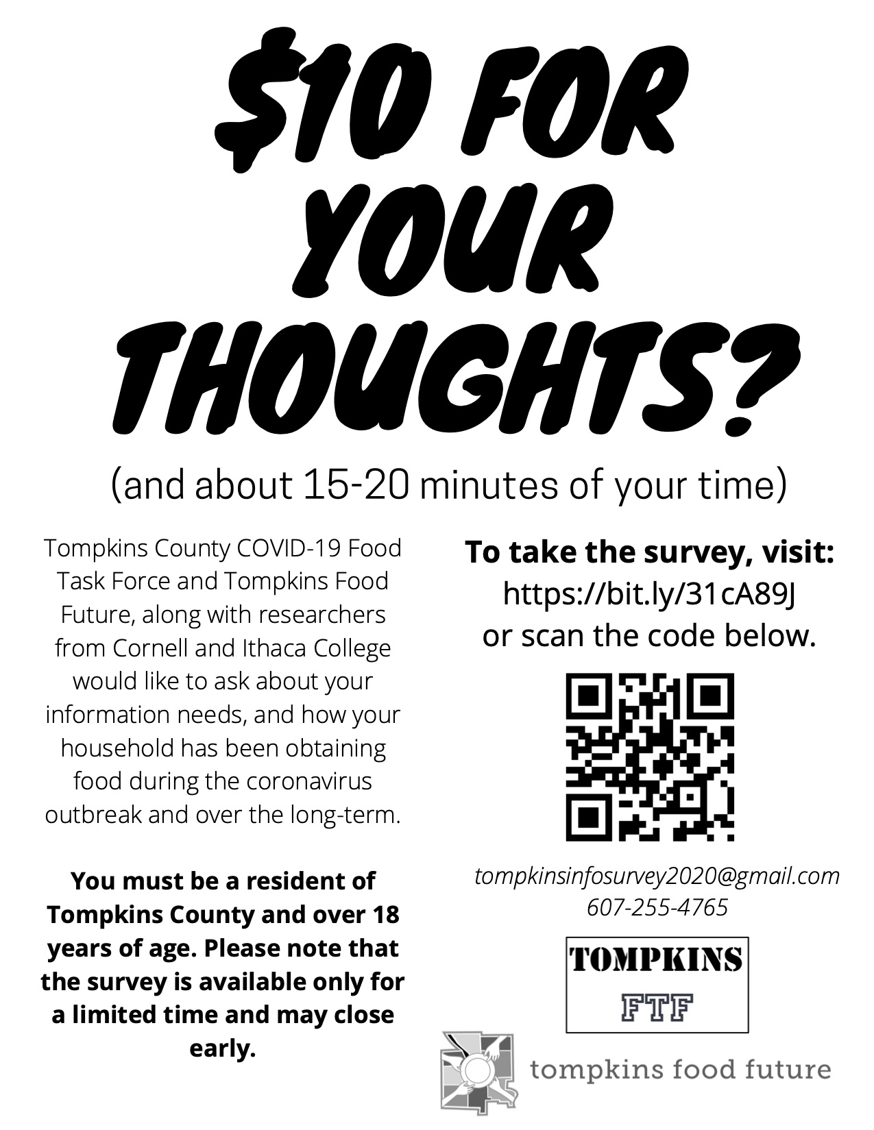 Friendship Donations Network 10 For Your Thoughts COVID Food Survey